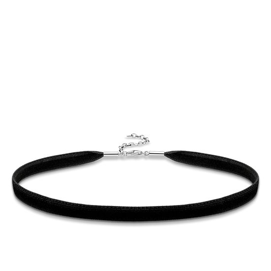 Black choker style necklace store